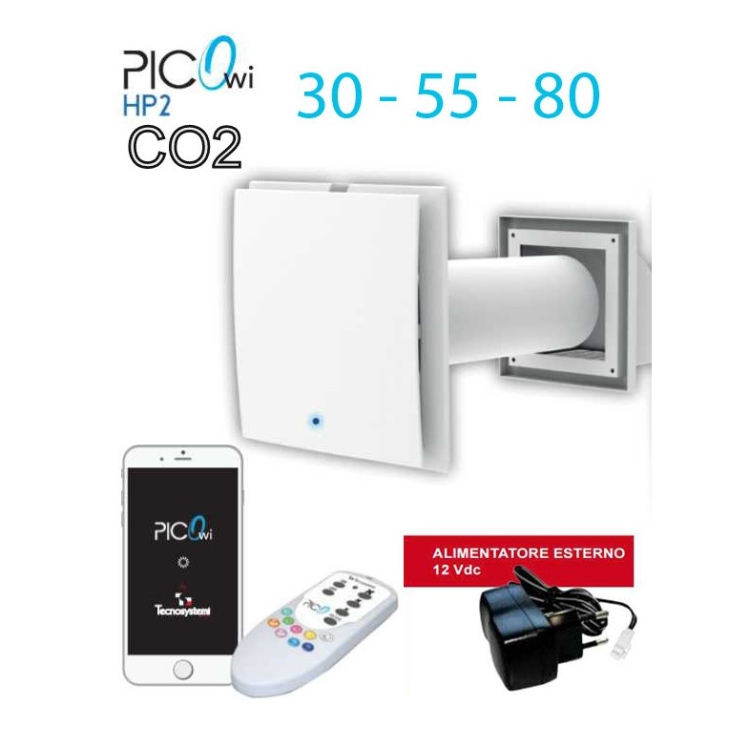 Рекуператор PICO HP2 100WI-C-CO2-COMFORT+CO2 / Рекуператор воздуха PICO ...
